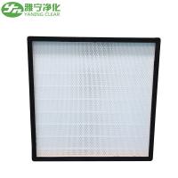China Mini Pleat HEPA Air Filter Galvanized Sheet Frame H13 H14 610x610x50mm for Ventilation for sale