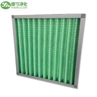 China G4 Pleated Panel Pre Air Filter 250Pa Polyester Fiber CE ISO Approved for sale