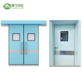China Stainless Steel Medical Airtight Automatic Sliding Door Customizable Size And Long Service for sale