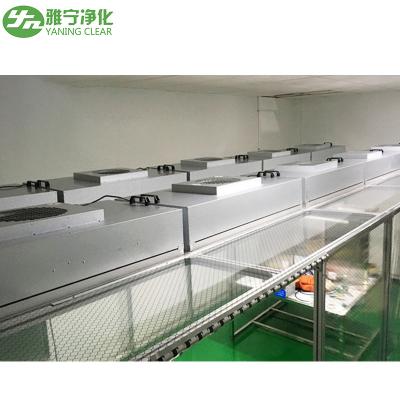 China Electrical Safety Ss304 Class 1000 Clean Room Booth 170w FFU Power 1 Year Warranty for sale