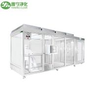 China ISO Class 8 Dust Free Modular Clean Room Prefab 3680x3680mm Stainless Steel for sale