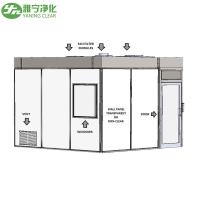 China ISO Class 8 Dust Free Modular Clean Room Prefab 3680x3680mm Stainless Steel for sale