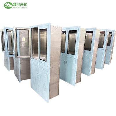 China Operation Room Stainless Steel Medical Cabinet With Non - Slip Interlayer Clear Window for sale