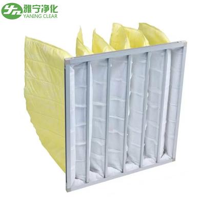 China F5-F8 Pocket Air Filter , Non Woven Fabric Filter  For Intermediate Filtering for sale