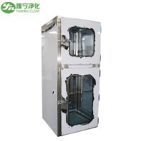 China Electromagnetic SUS201 Cleanroom Pass Through Box 500x500x500mm Interlocking Doors for sale