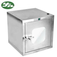 China Stainless Steel Static Cleanroom Pass Box 500x500x500mm Mechanical Interlock for sale
