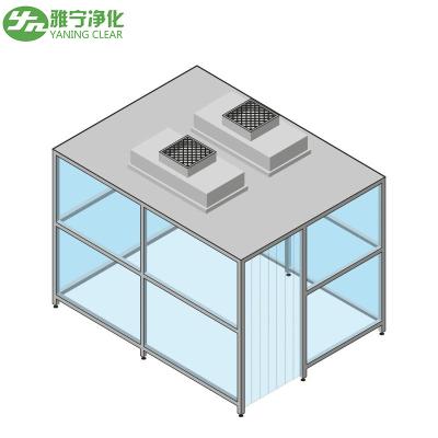 China Stainless Steel 304 Cleanroom Booth with H14 Hepa Filter and Customizable Modular Structure for sale