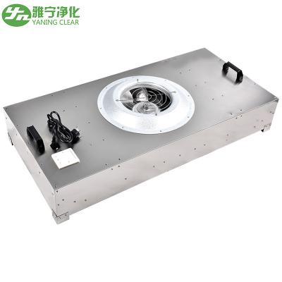 China Cleanroom Ceiling HEPA Filter System FFU Fan Filter Unit with Terminal Block Connection for sale