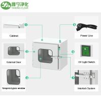 China Static Cleanroom Pass Box Electrical Interlock GMP Standard Air Tight 600x600x600mm for sale