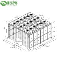 China Movimento 1000 conveniente da construção modular do quarto desinfetado da farmácia da classe SUS304 à venda