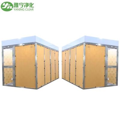 China YANING Prefabricated Modular Clean Room Class 100 Portable Clean Booth for sale