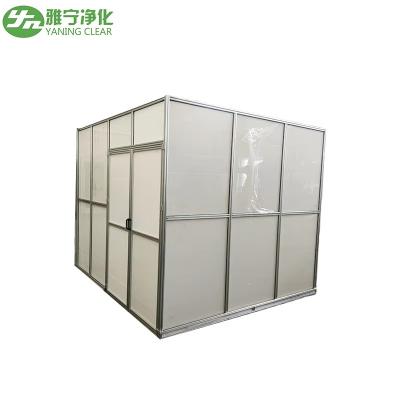 중국 YANING 전공형 모듈형 청정실 100급 휴대용 청정방 판매용