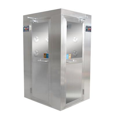 China ISO 5 Cleanroom Air Shower with HEPA Filter and 304 Stainless Steel Construction Featuring Electronic Interlock for sale