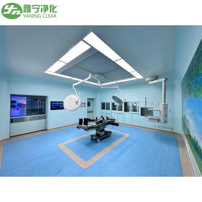 China Quick-install ISO 7 Modular Operating Room with Glass Wall and Customized Design for Hospital for sale