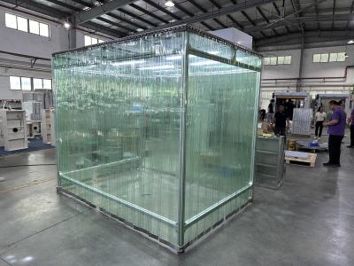 China Softwall Clean Booth with Transparent Anti-Static PVC Film and HEPA H13 Filter for ISO Class 6 Cleanliness for sale