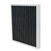 China Aluminum Frame Activated Carbon Pre Filter Customizable 40-90% Efficiency Mesh Sizes for sale