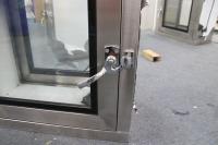 China 304 Stainless Steel Electromagnetic Interlock Static Pass Through Box 500-800mm Work Zone 220V Clean Room Transfer for sale