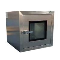 China Laboratory Static Pass Box 600x600x600mm with UV Sterilization for Pharmaceutical Clean Rooms for sale