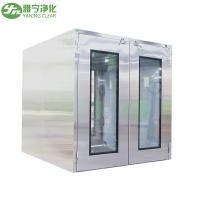 China Double Manual Door Clean Room Pass Through Box Passbox 500mm Mechanical Interlock for sale