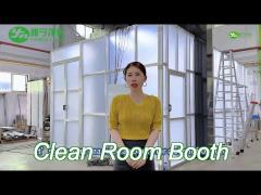 110v / 220v clean room booth , laminar flow booth with h14 filter grade