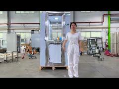 YANING Καθαρό δωμάτιο Standard Air Shower με αντλία από ανοξείδωτο χάλυβα υποστήριξη προσαρμογή