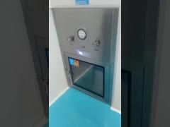 YANING CE 인증 스테인레스 스틸 청정실 동적 통과 상자 청정실 장비 동적 통과 상자 실험실