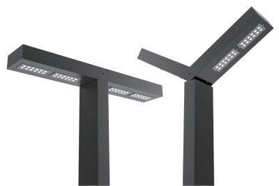 Cina luce all'aperto del prato inglese delle lampade del paesaggio del braccio LED del doppio 60Hz 60W LED in vendita