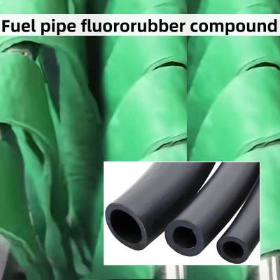 China Fluororubber Compound for Fuel Hoses with 69% Fluorine Content, Excellent Adhesion to ECO/AEM/NBR, and Good Resistance to Fuel Permeation for sale