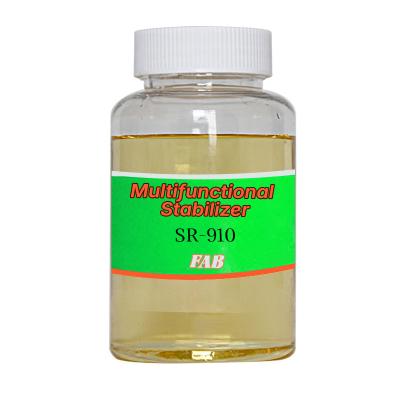 China Multifunctional Stabilizer SR-910 Textile Pretreatment Chemical with Chelating Dispersing Properties to Prevent Hole Breaking for sale