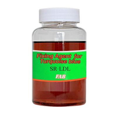 China Eco-friendly Formaldehyde-free Cationic Fixing Agent for Turquoise and Brilliant Blue Dyeing Auxiliary for sale