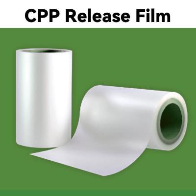 China CPP Silicone Release Film with Stable Release Force, Easy Cutting and Die-Cutting, and Good Temperature Resistance for Reflective Materials for sale