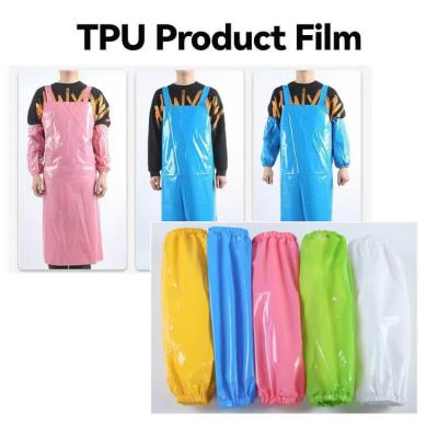 China High Elasticity Waterproof TPU Film with Highly Transparent Matte Finish for Custom Molding and Composite Processing for sale