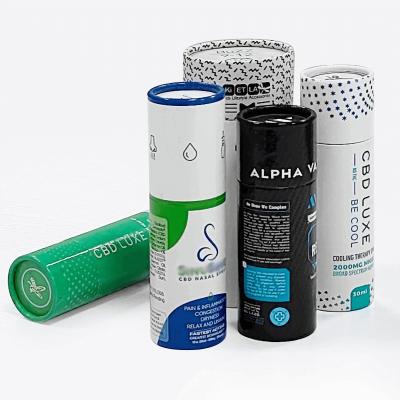 China Recycled Paper Mailing Tube Boxes Packaging Custom Round Candle Boxes for sale