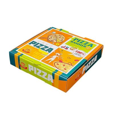 China Recycled Kraft Paper Corrugated Packing Boxes For Fries Chips And Pizza for sale