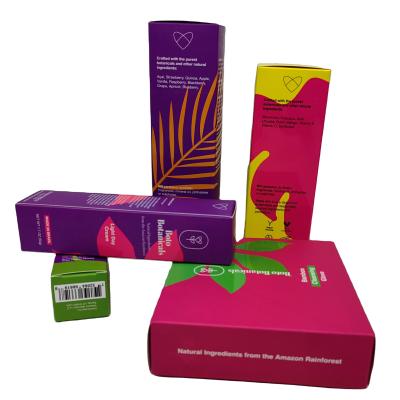 China Coated Paper Cosmetic Box for Sustainable and Environmentally-Friendly Packaging for sale