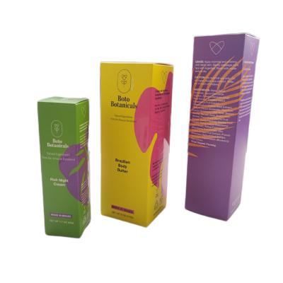 China Coated Paper Cosmetic Box for Sustainable and Environmentally-Friendly Packaging for sale