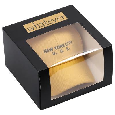 China Customized Paper Gift Packaging Boxes Eco Friendly Baseball Cap Packaging Box for sale