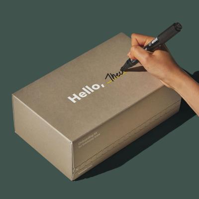 China Custom Corrugated Cardboard Mailer Boxes FSC Certified Easy Tear Strip Opening Seal for sale