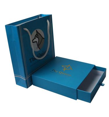 China Hot Stamping Gold Foil Paper Sliding Box Red Custom Cardboard Packaging Box for sale