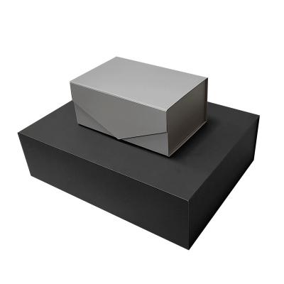 China Book Shape Rigid Collapsible Box Magnetic Lid Luxury Folded Paper Gift Box for sale