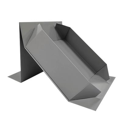 China Custom Folding Magnetic  Rigid Collapsible Box With Embossing Printing Handling for sale