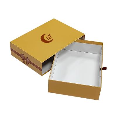 China Luxury Custom Logo Small Drawer Box Cardboard Jewelry Packaging Box Sliding Drawer Paper Box For Necklace Gift for sale
