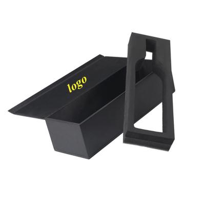 China Wine Magnetic Cardboard Boxes for Single Glass Tequila and Vodka Bottle Paper Packaging for sale