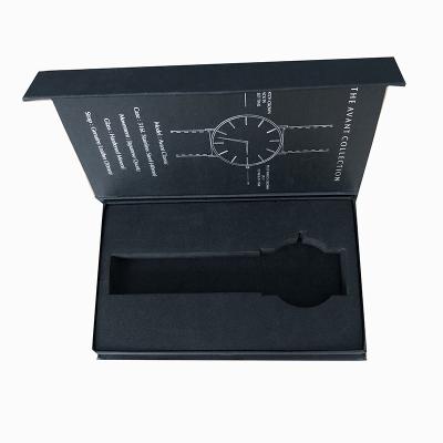 China Gepersonaliseerd logo CMYK Luxe Book Shape Magnetische horlogekist voor horlogepakketoplossing for sale