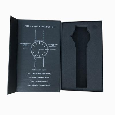 중국 주문 로고 자기 상자 책 모양 패키지 상자 시계 지갑 포장 주문 판매용