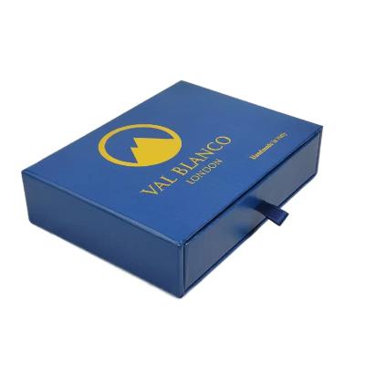 China Luxury Custom Logo Small Drawer Box Cardboard Jewelry Packaging Box Sliding Drawer Paper Box For Necklace Gift for sale