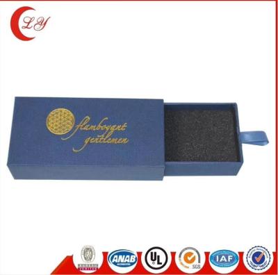 China Luxury Custom Logo Small Drawer Box Cardboard Jewelry Packaging Box Sliding Drawer Paper Box For Necklace Gift for sale