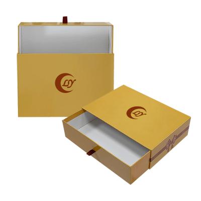 China Custom Slid Drawer Gift Paper Box With Color Printing  for Gift Sets Packing Packages Paper Rigid Box for sale