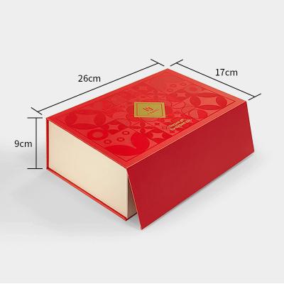 China Custom Luxury Cardboard Baklava Cookies Fruit Date Packaging Box Packaging Magnetic Gift Decoration Box for sale