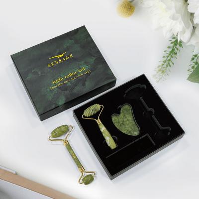 중국 맞춤형 로고 프리미엄 녹색 카드보드 뚜?? 상단 커버 및 하단 고급 화장품 포장 선물 상자 판매용